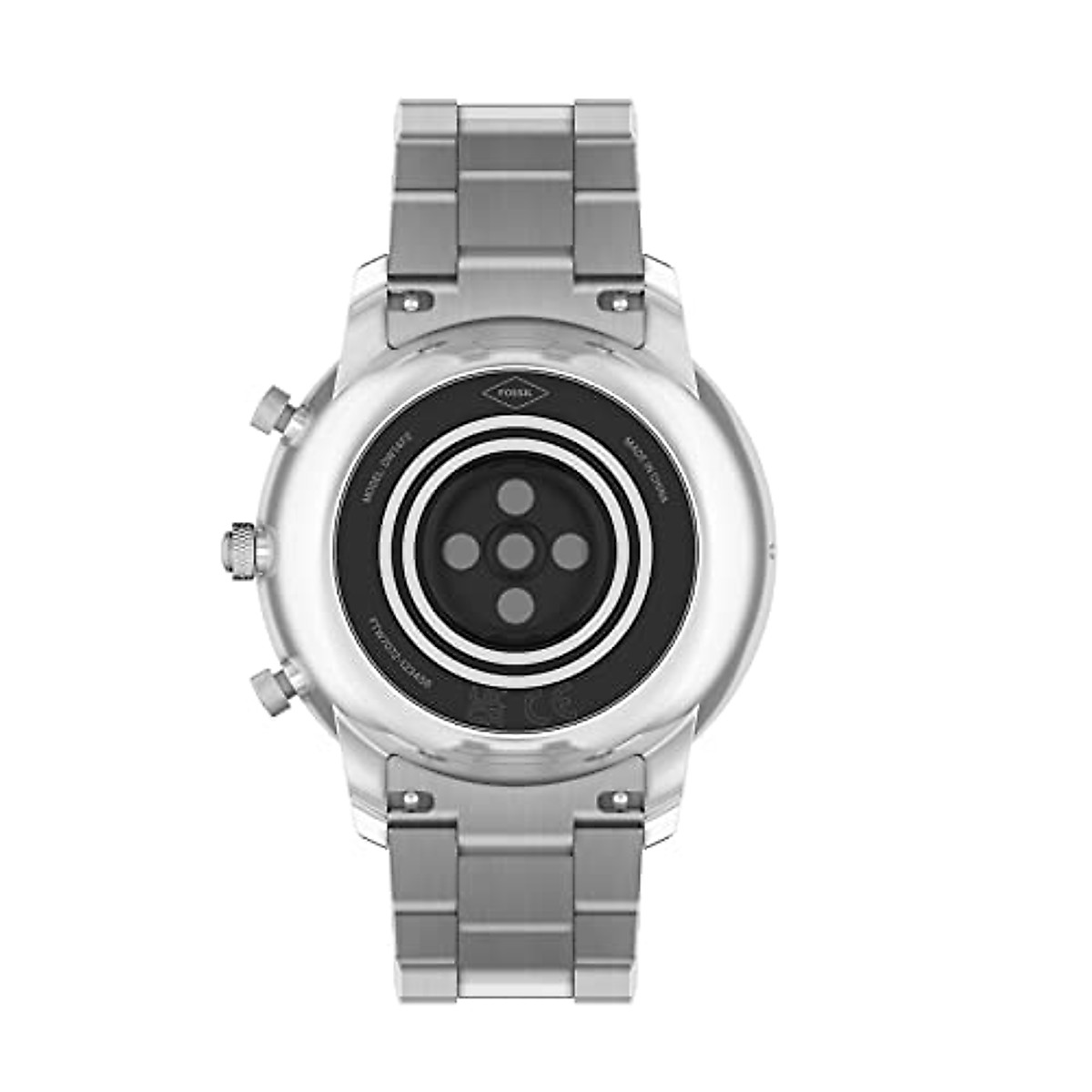 Fossil Neutra Gen 6 Hybrid 44mm Stainless Steel Smart Watch, Color: Silver (Model: FTW7072)