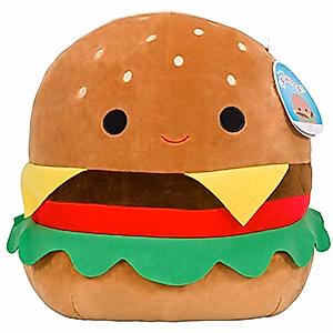 Squishmallows Original 16-Inch Large Carl The Cheeseburger - Official Jazwares Plush - Collectible Soft & Squishy Cheeseburger Stuffed Animal Toy - Add to Your Squad - Gift for Kids, Girls & Boys