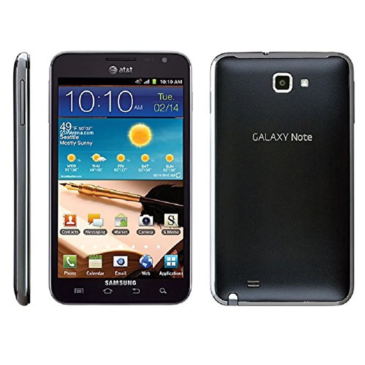 Samsung Galaxy Note I717 16GB 4G LTE GSM Android Phone - Carbon Blue (AT&T Version)