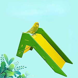 Parrot Toy Bird Intelligence Skill Training Slide Toy Parrot Educational Toys for Conures Parakeets Cockatiels