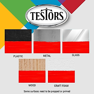 Testors Enamel Paint, Flat Aluminum, 1/4-Ounce