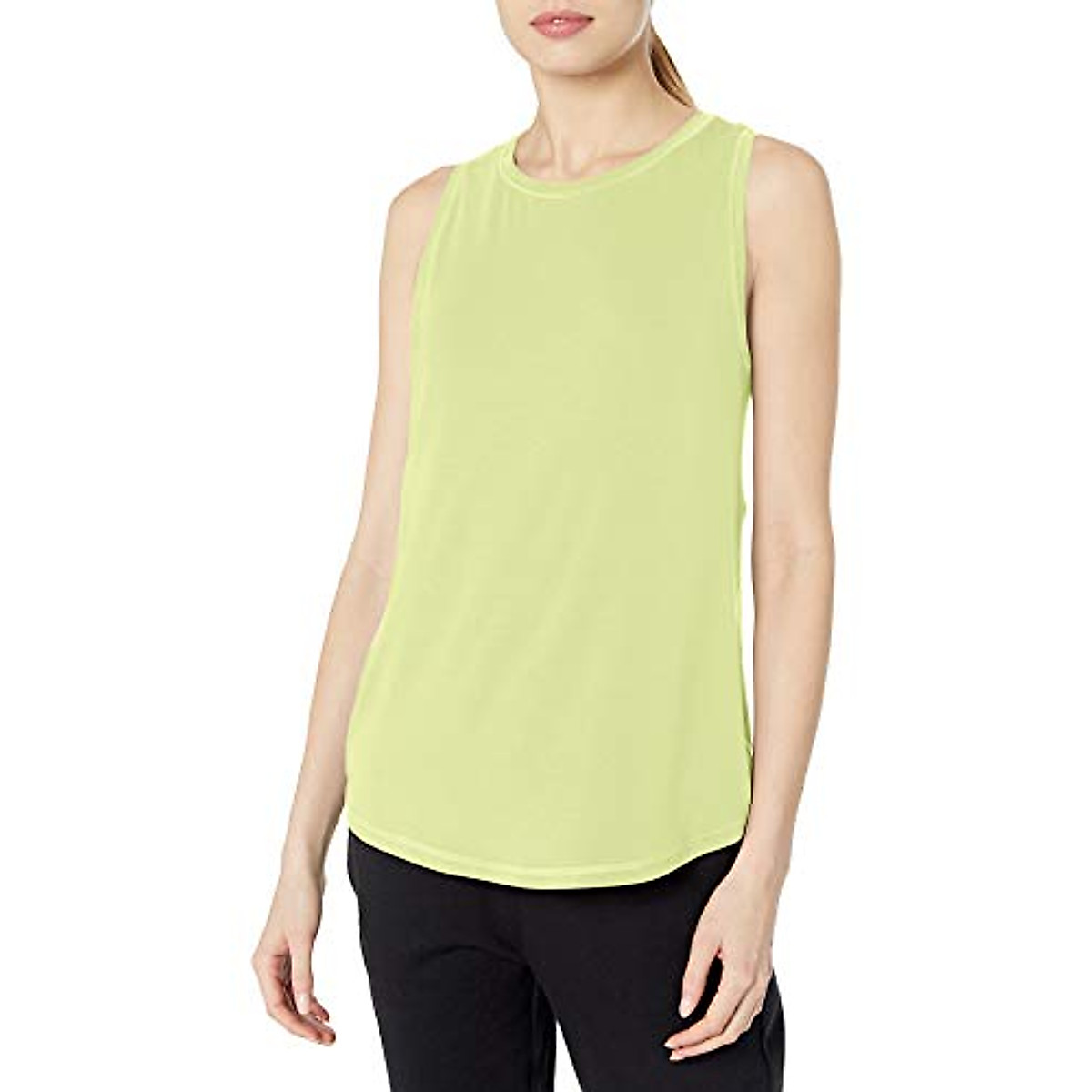 C9 Champion Women's Active Tank, Pale Yellow Green, Medium