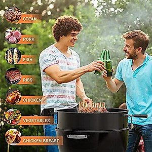 onlyfire Rotisserie Ring Kit for Weber 22-1/2-Inch Charcoal Kettle Grill and Other Similar Models