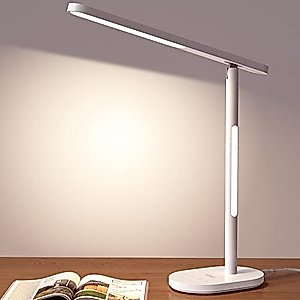 BEYONDOP LED Desk Lamp, Eye-Caring Desk Lamps for Home Office,1000Lum Super Bright Dimmable Brightness Desk Light with Night Light & Auto Timer,Table lamp for Reading,Studying,Working
