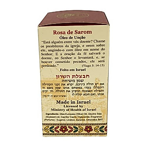 Rose of Sharon Jerusalem Anointing Oil 0.4 fl.oz(12ml)from the Land of the Bible