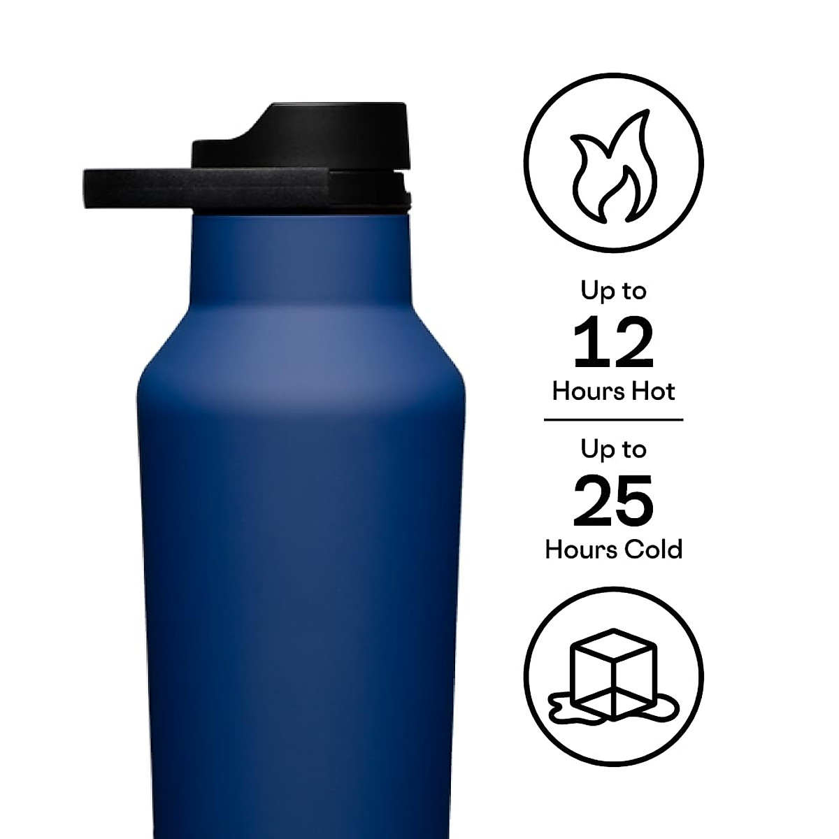 Corkcicle. Midnight Navy Sport Canteen Bottle 20oz, 1 EA