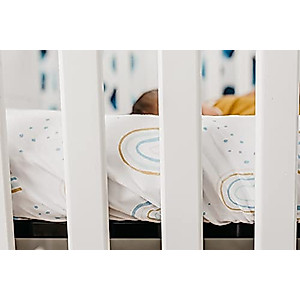Premium Fitted Knit Crib Sheet/Toddler Sheet"Skye" by Copper Pearl