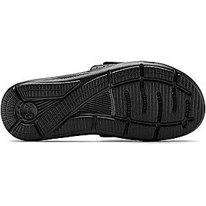 Under Armour Men's Ignite VI SL Slide Sandal, Black (003)/Black, 11 M US
