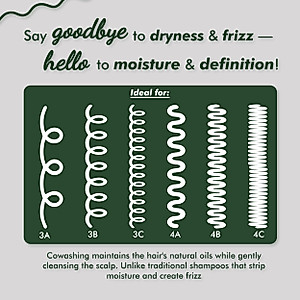 EDEN BodyWorks Coconut Shea Cleansing Cowash | 16 oz | Remove Build Up, Cleanse, Control Frizz & Soften Hair - Packaging May Vary