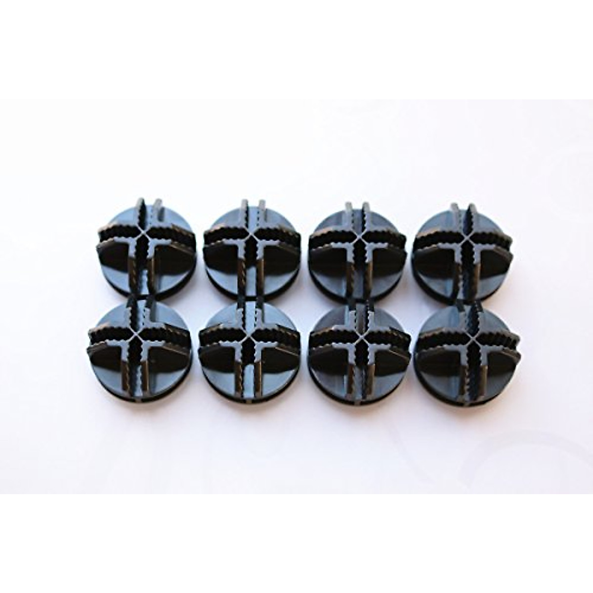UNICOO - Plastic Cube Organizer Connectors Black Set of 8