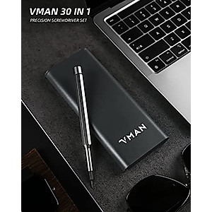 Precision Screwdriver Set,30 in 1 Small Screwdriver Set Mini Pocket Screwdriver Kit Magnetic Repair Tool Kit for Electronics,Computer,Laptop,iPhone,MacBooks,Xbox,Game Console,Eyeglass