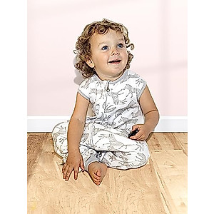 Toddler Sleep Sack for 2t-3t, 0.5 TOG Sleep Sack Baby Wearable Blanket, Toddler Baby Sleep Sack with Feet, Sleeveless Breathable Sleep Sacks for Baby Boys or Girls
