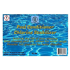 Pool Conditioner Chlorine Stabilizer 10lb Bag