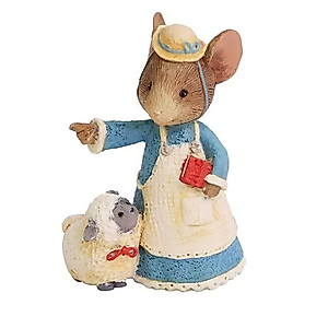 Enesco Tails with Heart Mary Had a Little Lamb Mouse Figurine 6005747 New
