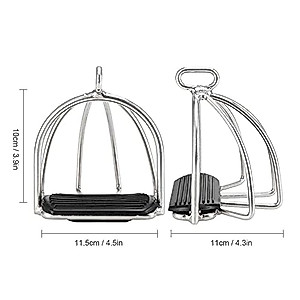 N/A 1 Pair of Horse-Riding Horse Steel Saddle Anti-Skid Spur Equestrian Safety Equipment
