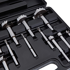 Amazon Basics Forstner Bit Set - 14-Piece
