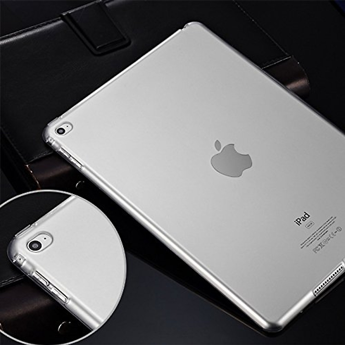 iPad Air II TPU Bumper Case, Ultra-Thin Flexible Silicone Gel Protective Case Cover for 9.7 inch iPad Air 2 - Crystal Clear