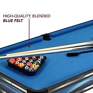 Hathaway Breakout 40-in Tabletop Pool Table, Blue
