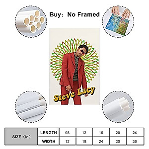 Runaway Steve Lacy Poster Canvas Posters Wall Art Decor Prints Posters Decoration Background Painting Classical for Home Decor Bedroom Bathroom 16x24inch(40x60cm)