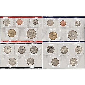 2001 United States Mint Uncirculated Coin Set (U01) in Original Government Packaging