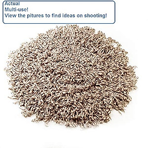 D&J DON&JUDY Hand Crochet Round Blanket with Fringe Newborn Photography Props