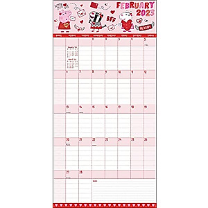 Peppa Pig 17-Month 2022-2023 Family Wall Calendar