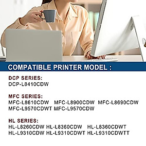 SAOUOT 1 Pack TN436BK TN-436BK TN436 TN-436 Black Super High Yield Toner Cartridge Replacement for Brother MFC-L8690CDW L8900CDW L8610CDW HL-L9310CDWT L9310CDWTT DCP-L8410CDW Printer.