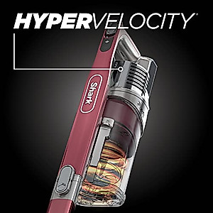 Shark IZ362H Anti-Allergen Cordless Lightweight Stick Vacuum with Self-Cleaning Brushroll, PowerFins, Removable Handheld, Crevice, Upholstery, Anti-Allergen, Pet Multi-Tool, Flex, 40 min runtime, Red