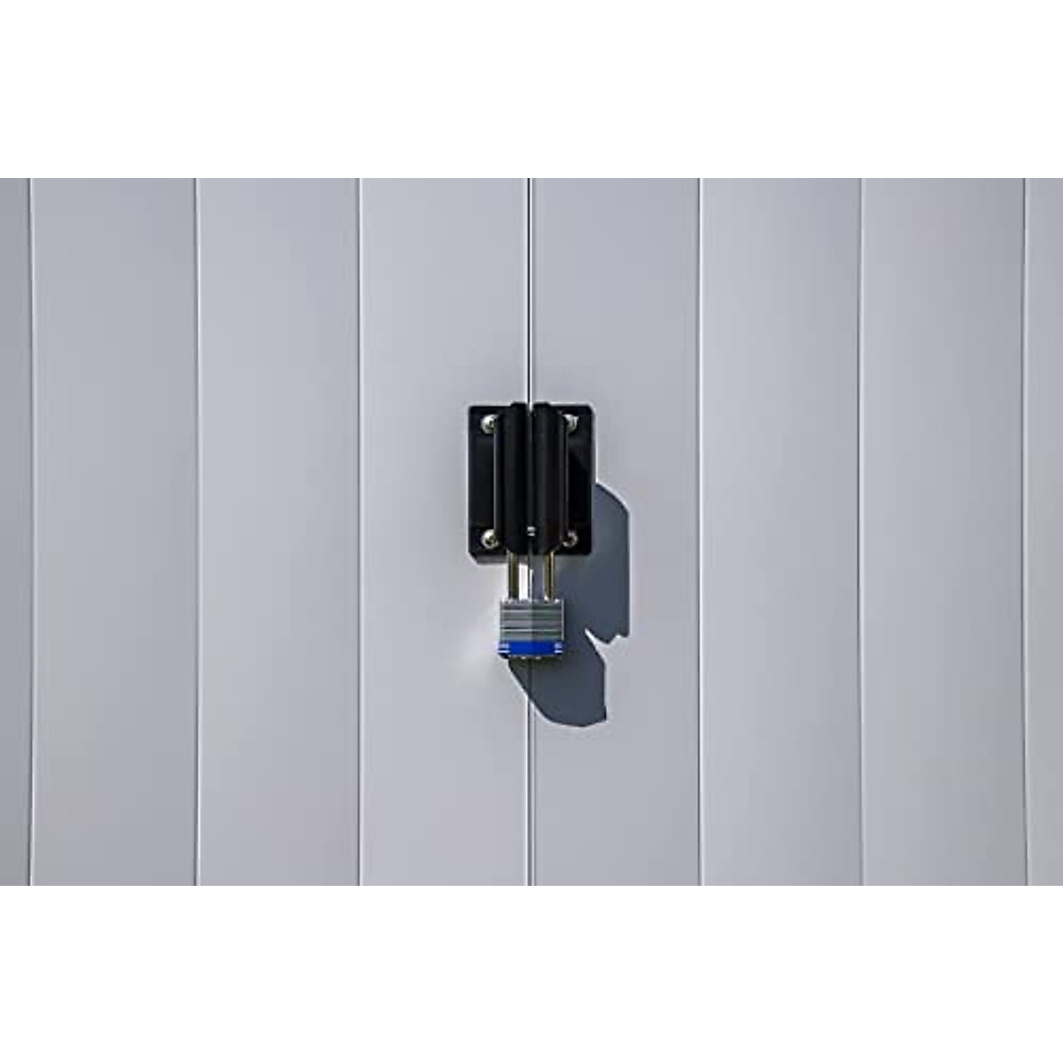 Arrow Classic Steel Storage Shed, 10x14, Flute Grey