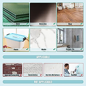 16 Sets 2x4 inch Strips with Adhesive,Heavy Duty Hook and Loop Tape,Carpet Tape,Rug Tape,Strength Backing,Fixing Installing Tape,Wall Hanging No Perforation,Fabric,Couch,Industrial,Office,Household