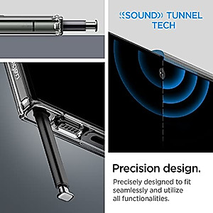 Spigen Ultra Hybrid OneTap Metal Ring MagFit Compatible with MagSafe Designed for Galaxy S23 Ultra Case (2023) - Black