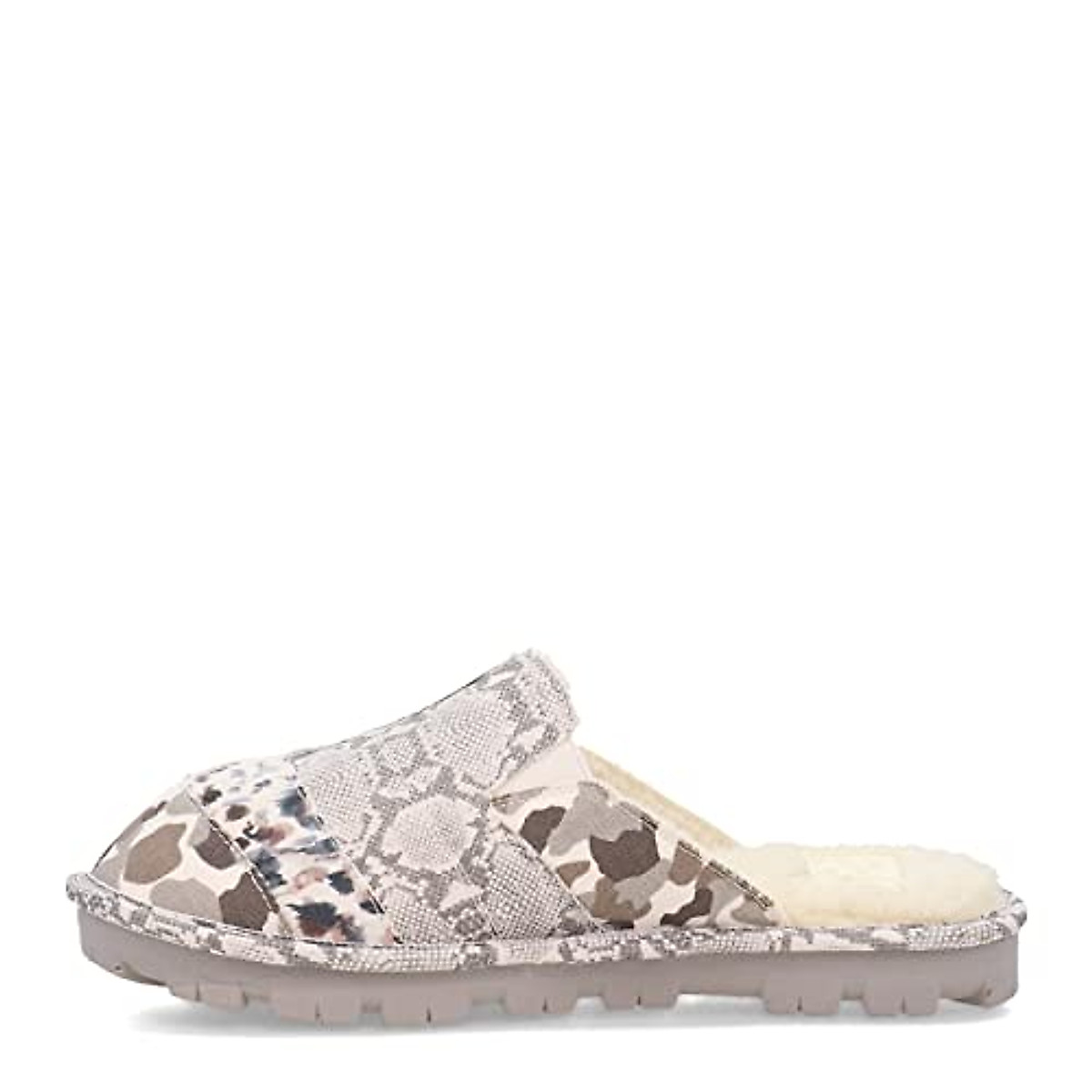 Blowfish Ice Sickle Shearling Off-White Camoflauge/Rainforest Leopard/Desert Pebble Sidesaddle 8 M