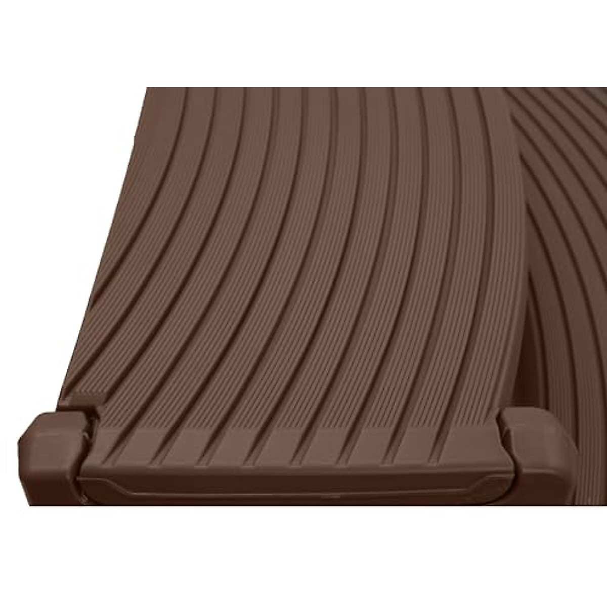 Confer Plastics Resin Multi Purpose Outdoor Non Slip Portable Spa and Hot Tub Handi-Step Deck Patio Steps Accessories, Espresso