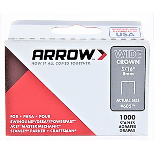 Arrow Fastener 60530 5/16" Wide Crown Heavy Duty Staples