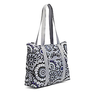 Vera Bradley Women's Ripstop Packable Tote, Tranquil Medallion, One Size