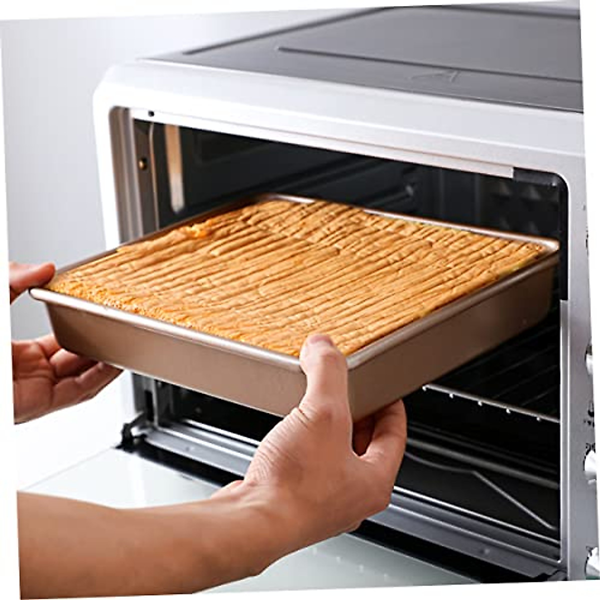 Luxshiny Pan Set 3 pcs Pans Roaster Carbon Meat Kitchen Cheesecake Toast Tool Pan Dessert Bread for Metal Tins Plate Deep Supplies Pie Leakproof Oblong Restaurant Household S Pot Loaf Tools Grill Set