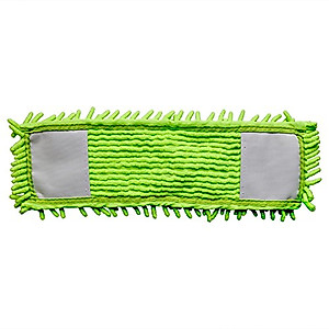 Set of 4 Microfiber Dust Mop Refills with Finger-Like Projections - 14x4 Inches Reusable Mop Pad Refills for Hardwood, Tile, and Laminate Floors