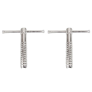 2X Aluminum Spiral Ice Nail Outdoor Canopy Tent Nails, Ice Muddy Beach Nails Spiral Ice Nails Snow Screw Fishing Tackle