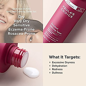 Paula's Choice Skin Recovery Calming Toner, 6.4 Ounce Bottle Toner for The Face, for Sensitive Facial Skin and Dry Redness-Prone Skin