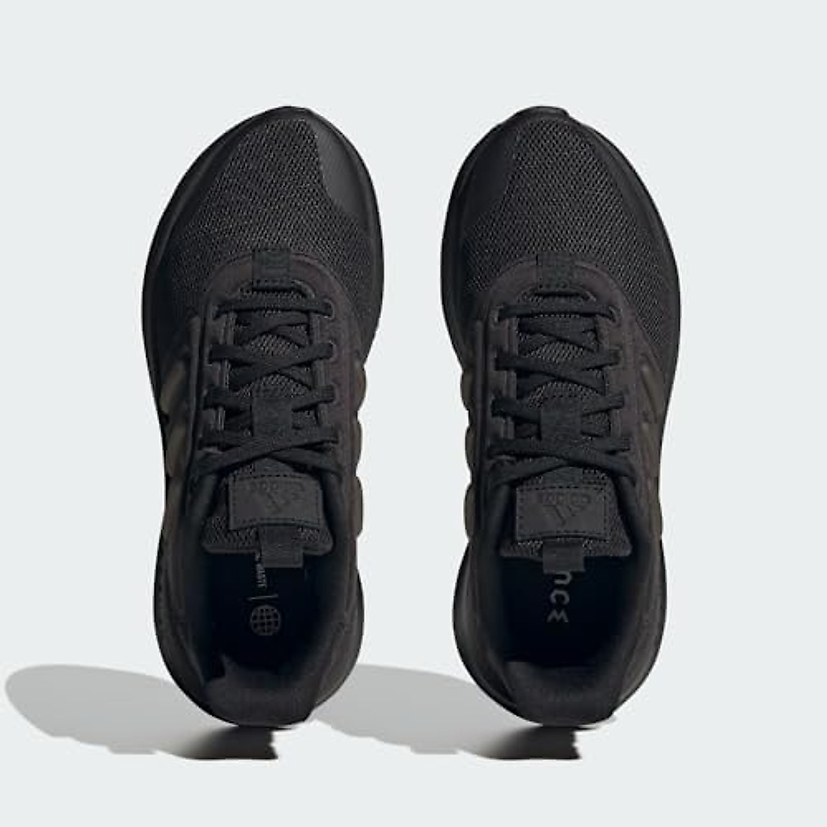 adidas X_PLR Phase Sneaker, Black/Black/White, 2 US Unisex Little Kid