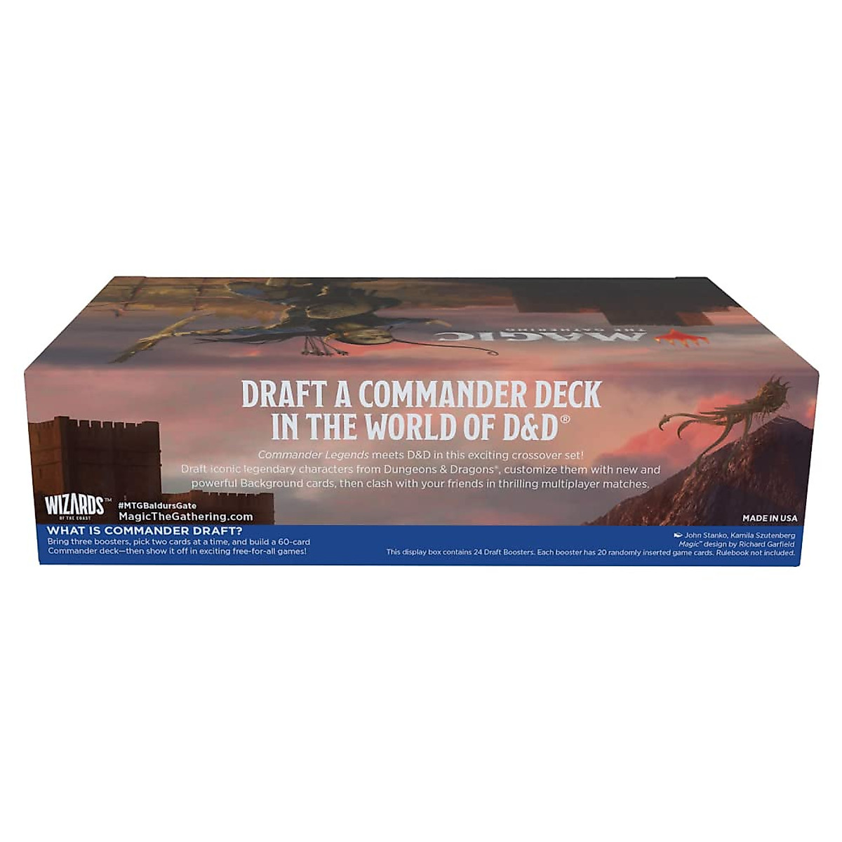Magic: The Gathering Commander Legends: Battle for Baldur’s Gate Draft Booster Box | 24 Packs (480 Magic Cards)