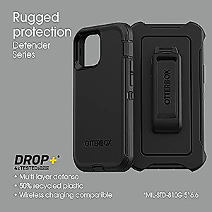 OtterBox DEFENDER SERIES SCREENLESS Case Case for iPhone 13 mini & iPhone 12 mini - BLACK