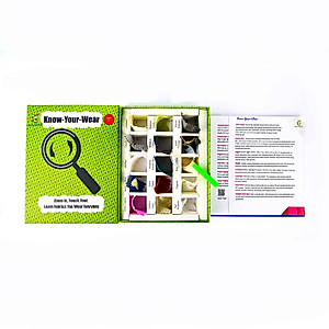 Cognisprings Know-Your-Wear Fabric Learning Kit - Montessori Toys - Preschool Learning Activities - Educational Toys for Kids 5-7 - Autism Toys