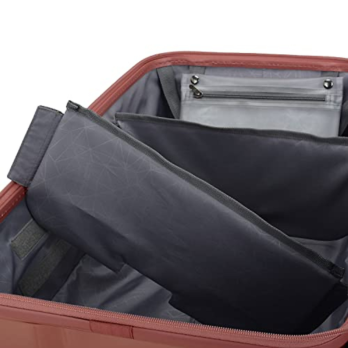 Traveler's Choice Ultimax II 26" Medium Trunk Spinner Luggage, Tie Down Straps, Pink Rose, Checked Inch