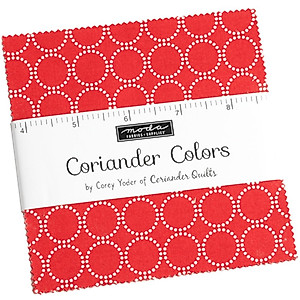 Coriander Colors Charm Pack by Corey Yoder; 42-5" Precut Fabric Quilt Squares