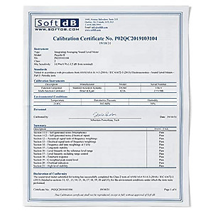 Professional Integrating-Averaging Class 2 Sound Level Meter with Data Logger and Noise Analysis Software