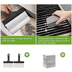 27PCS Griddle Cleaning Kit for Blackstone, Heavy Duty Flat Top Grill Blackstone Cleaning Kit for Griddle, Blackstone Griddle Accessories