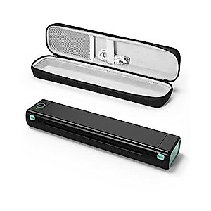 Phomemo Portable Printer - Portable Printer Wireless for Travel Compatible with iOS and Android & Laptop, Mini Bluetooth Mobile Printer Support 8.5" X 11" Letter Papers, Thermal Printer with 1 Case