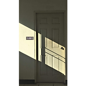 TORO DEL ORO House Numbers & Letters on Enamel Ceramic Tile Hand Painted Technical Dry Rope Names & Address Design Medium Flower 5.5 x 10.5 cm (Letter "C")