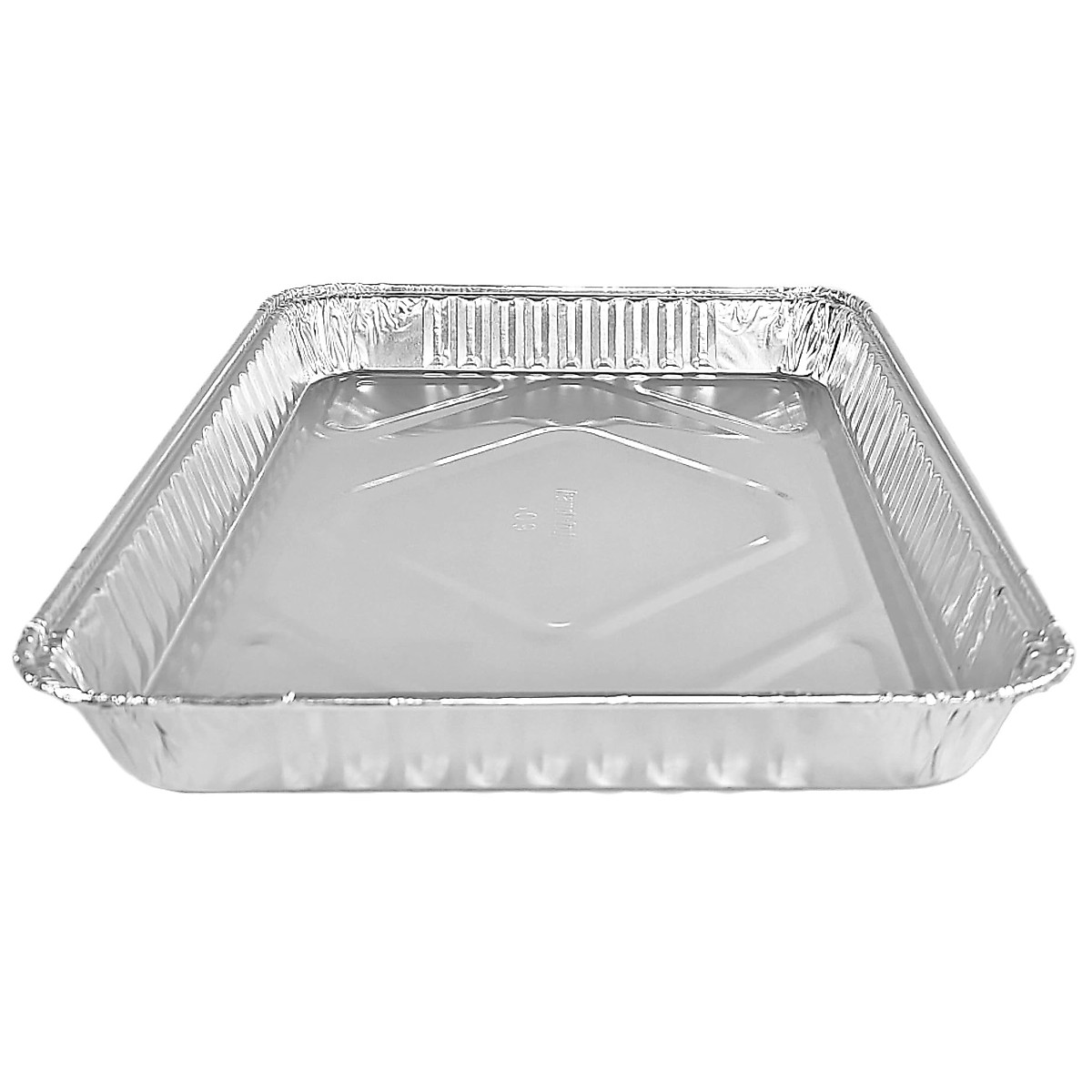 Handi-Foil 1/4-Size (Quarter) Sheet Cake Aluminum Foil Pan w/Clear Dome Lid (Pack of 25 Sets)